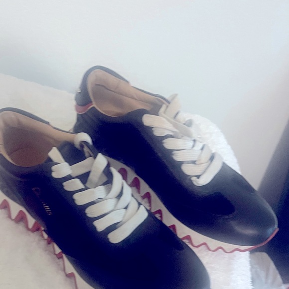 Christian Louboutin | Shoes | Christian Louboutin Black Calf Leather ...